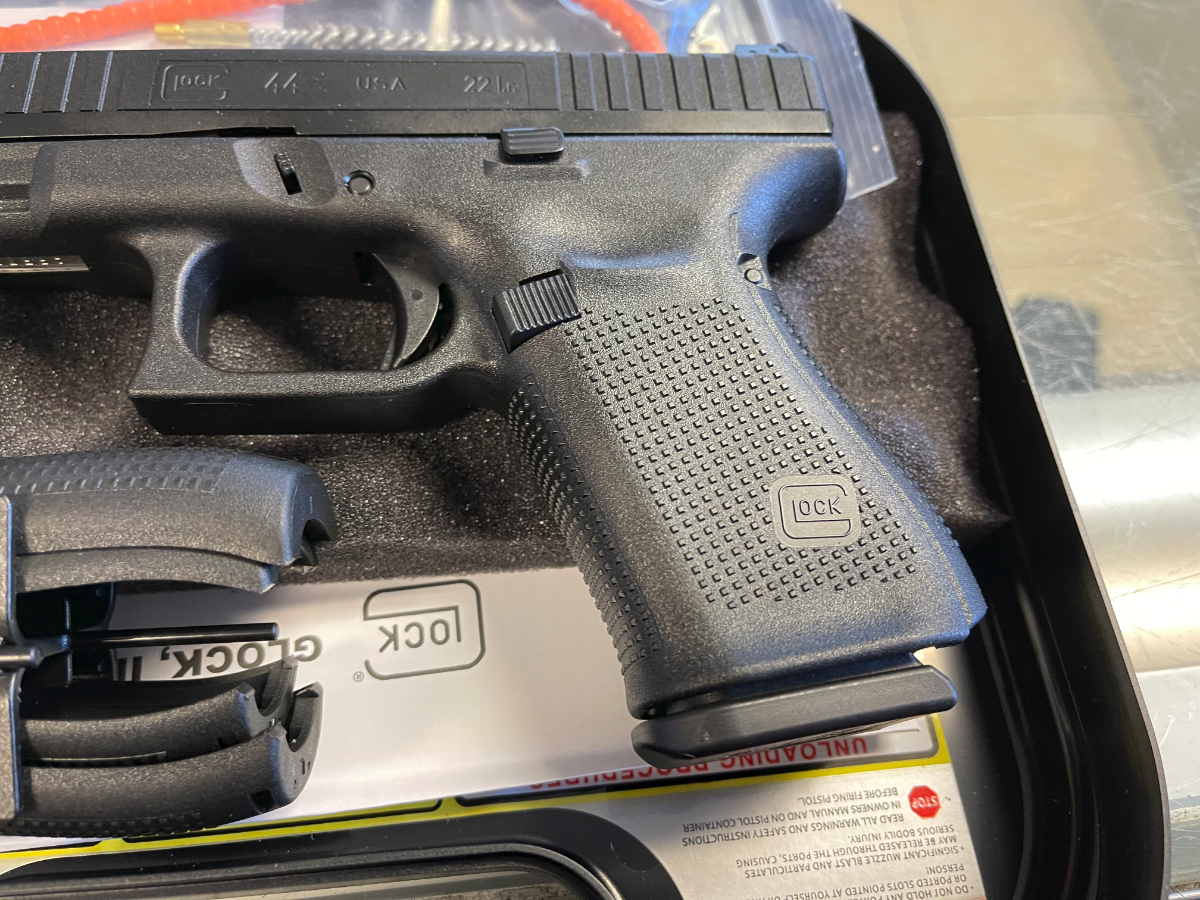 Glock G44 4.02 Inch Barrel Two 10+1 Black Steel Slide Black Rough ...