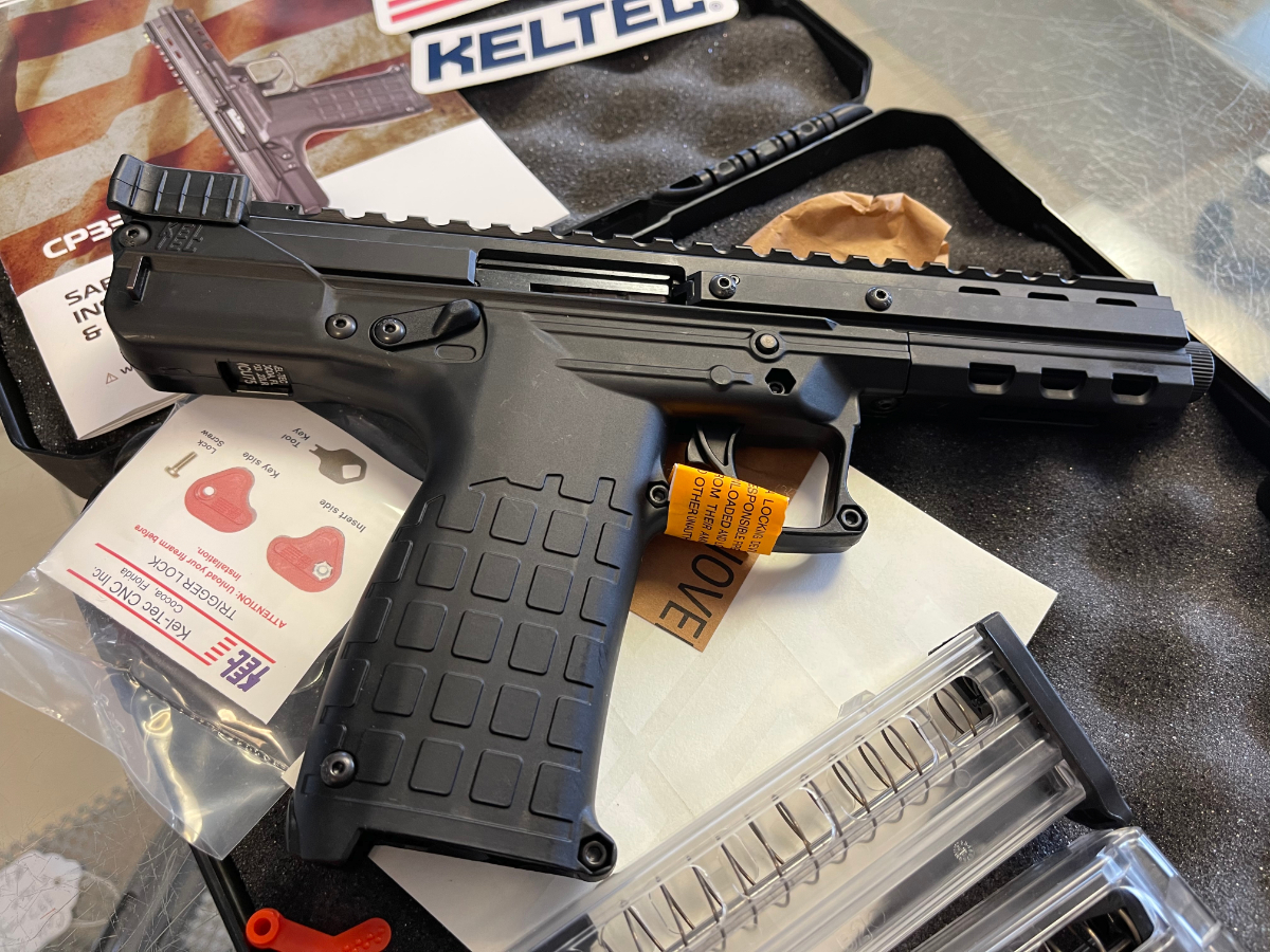 Kel-Tec Cp33 With Rail 22 Lr 5.50 Inch Threaded Barrel 33+1 Black Steel ...