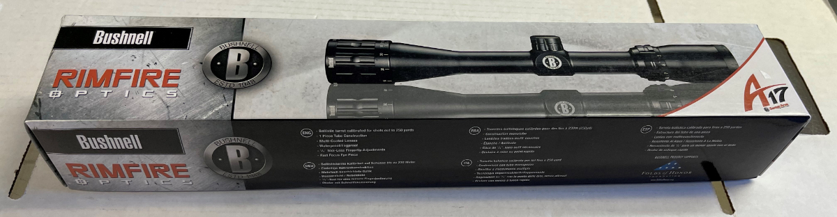Bushnell Rimfire Optics A17 Rifle Scope 3.5-10x 36mm 17 HMR BDC Turret ...