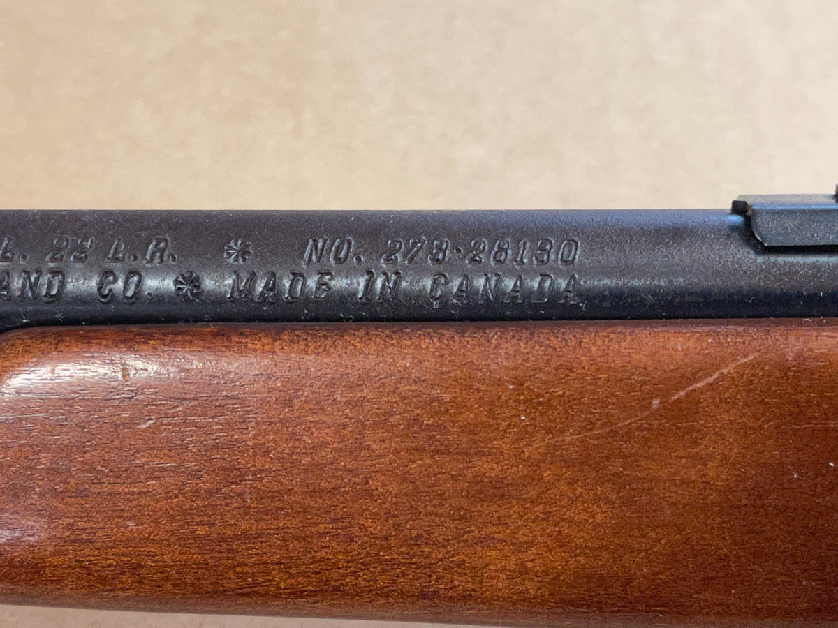 Sears Model 6c Semi-Auto Rifle 20 Inch Barrel Wood Stock Detachable ...