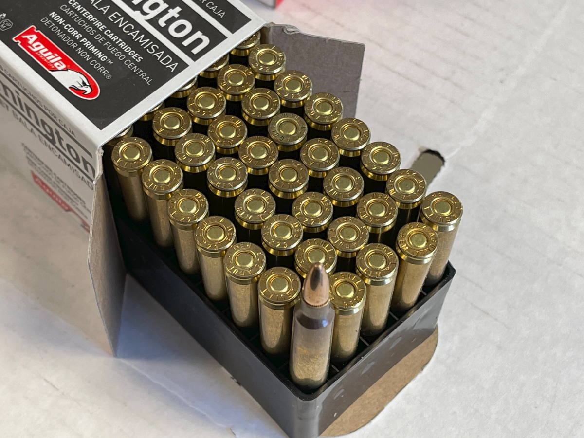 200 Rounds Aguila 223 Rem 55 Gr Full Metal Jacket (Fmj) 4 50 Round Boxes New .223 Rem. For Sale ...