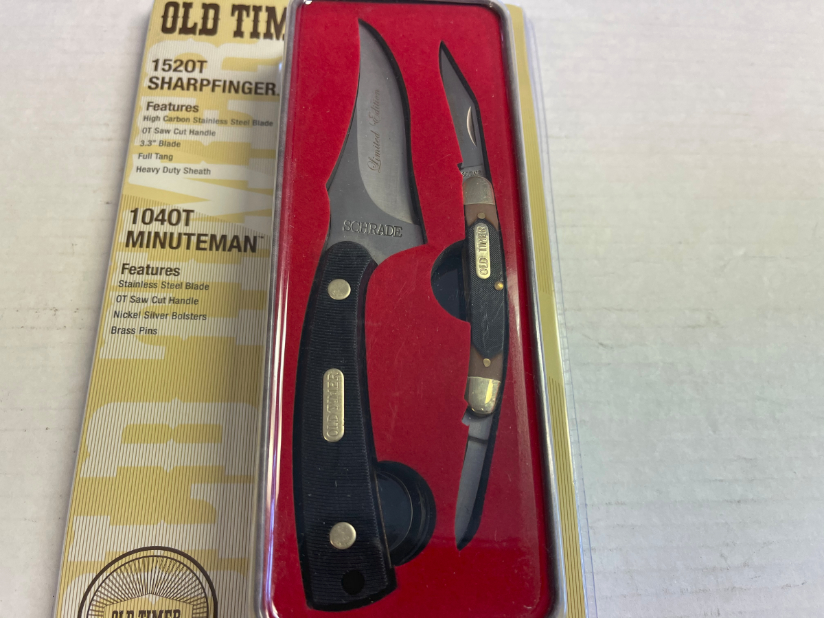 Schrade Old Timer 152ot & 1040t Combo Factory New For Sale at ...