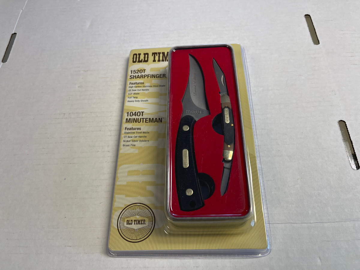 Schrade Old Timer 152ot & 1040t Combo Factory New For Sale at ...