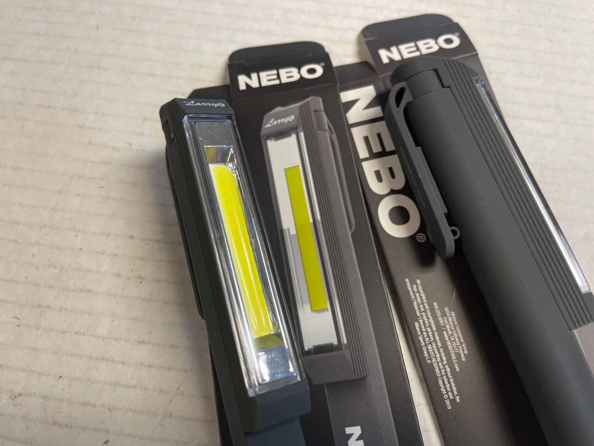 Two Nebo Larryc Cob 170 Lumen Led Work Light New In Boxes As Is Final ...