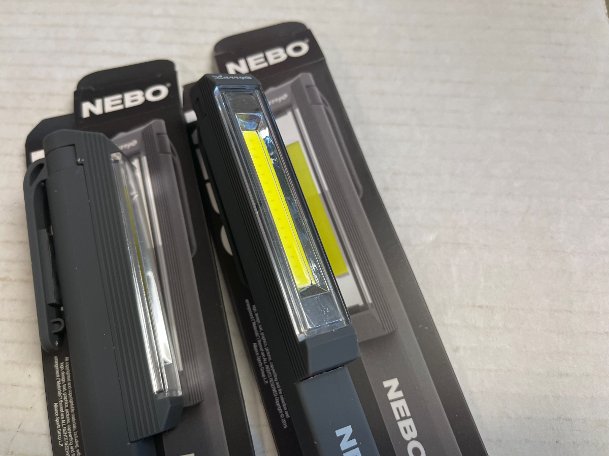 Two Nebo Larryc Cob 170 Lumen Led Work Light New In Boxes As Is Final ...