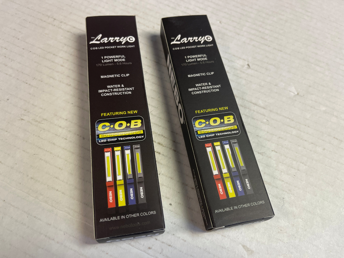 Two Nebo Larryc Cob 170 Lumen Led Work Light New In Boxes As Is Final ...