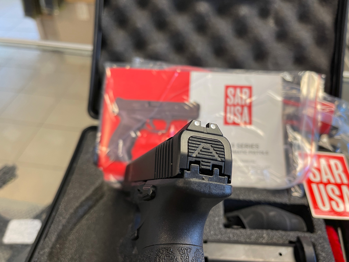 Sar Arms Sar9 4.40 Inch Barrel 17+1 Black Steel Slide Black Backstrap ...