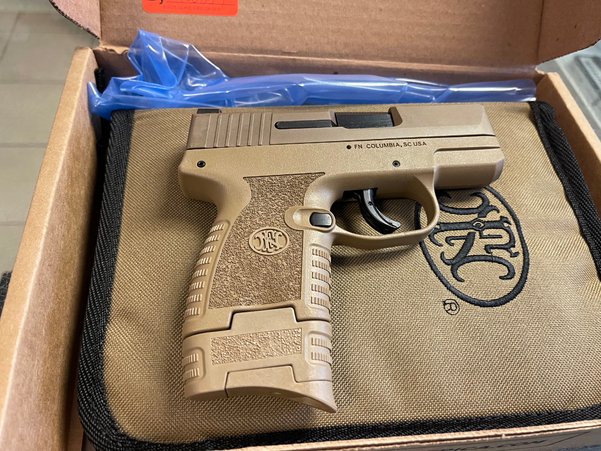 Fn 503 Striker 3.10 Inch Barrel 6+1 8+1 Flat Dark Earth Steel Slide ...