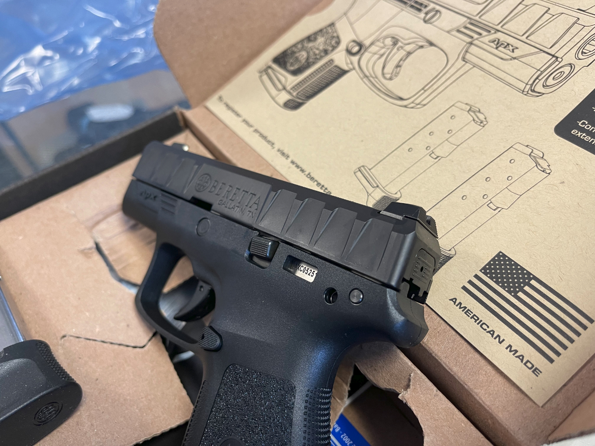 Beretta Usa Apx Carry 3 Inch Barrel 6+1,8+1 Matte Blued Steel Slide ...