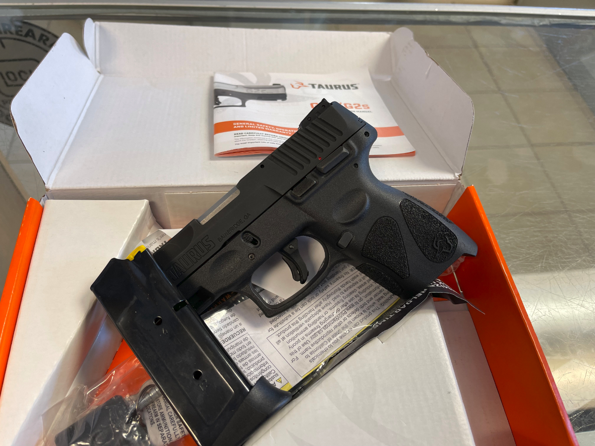 Taurus G2c 3.20 Inch Barrel 12+1 Black Frame W/Rail Matte Black Steel ...