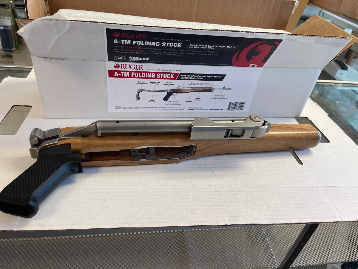 Samson Manufacturing Corp., A-Tm, Folding Stock Fits Ruger Mini-14 ...