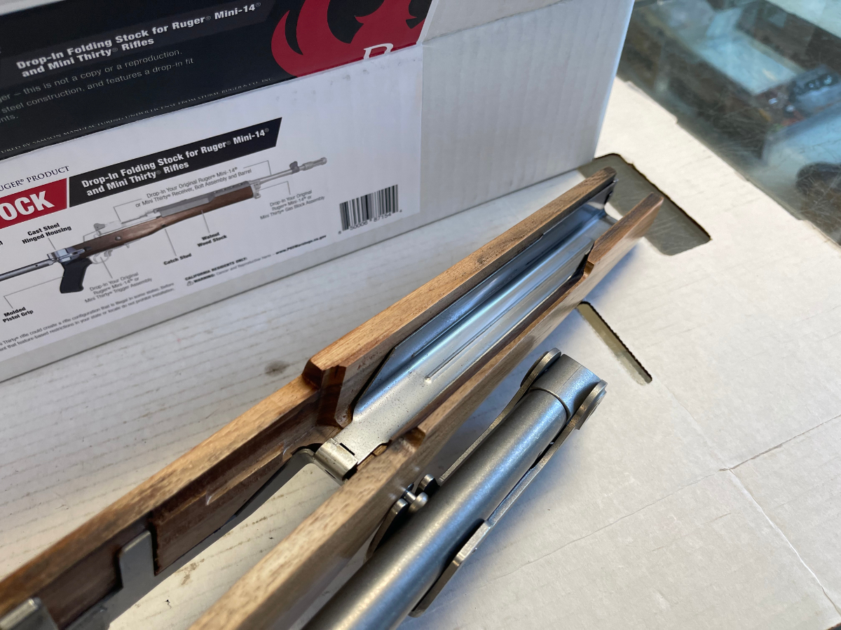 Samson Manufacturing Corp., A-Tm, Folding Stock Fits Ruger Mini-14 ...