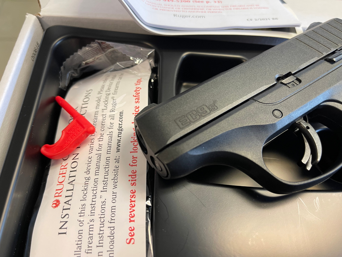 Ruger Ec9s 3.12 Inch Barrel 7+1 Black Oxide Steel Slide Black Polymer ...