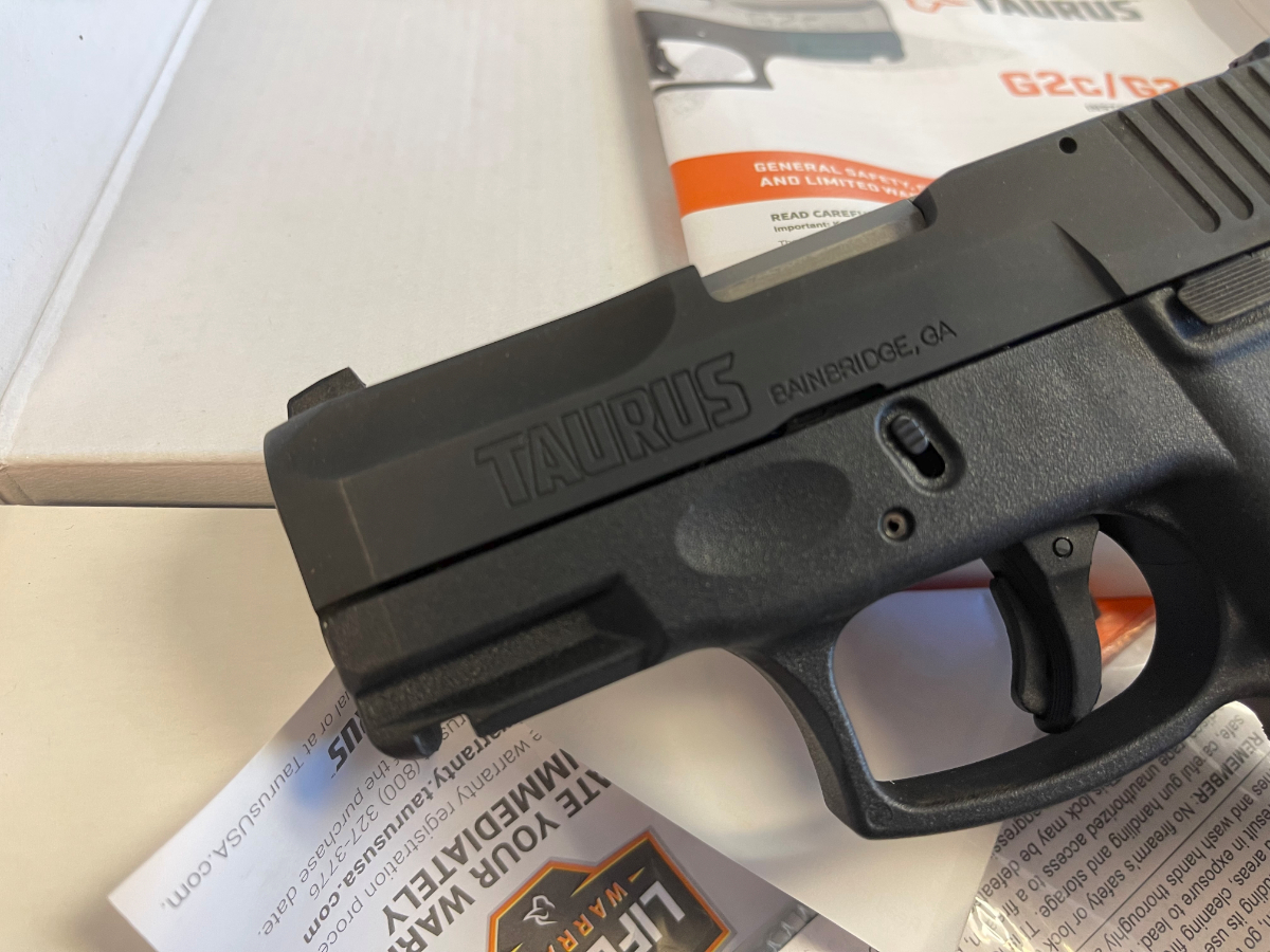 Taurus G2c 3.20 Inch Barrel 12+1 Black Frame W/Rail Matte Black Steel ...