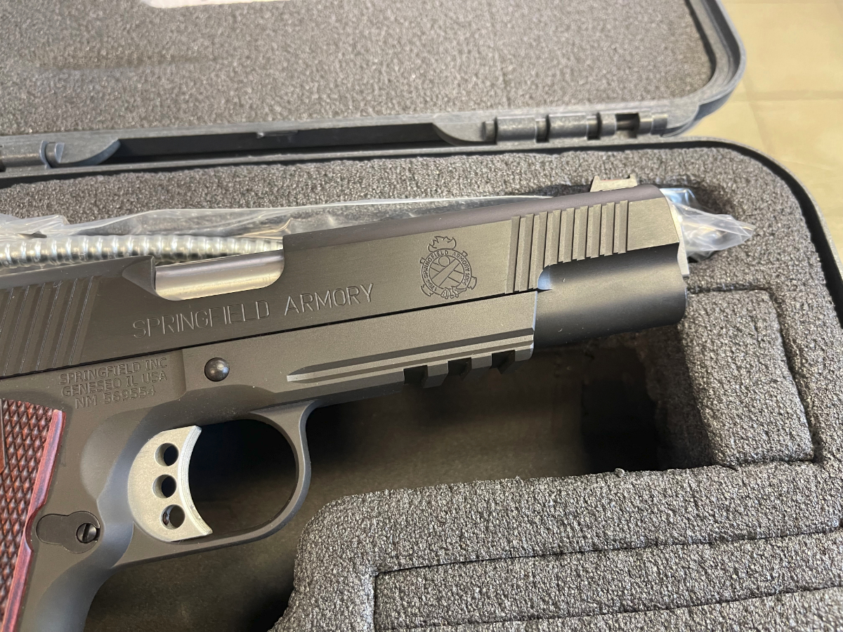 Springfield Armory 1911 Range Officer Operator 5 Inch Barrel 7+1 Black ...