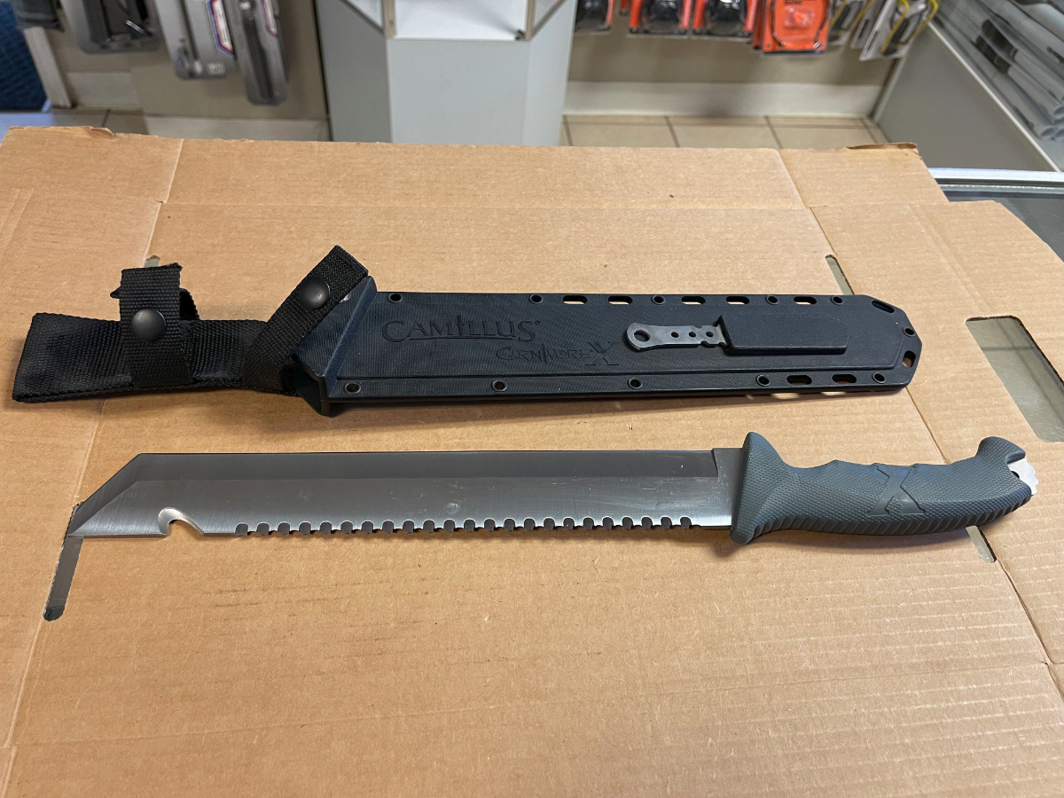 Camillus Carnivore-X Titanium Bonded 18 Inch Machete With Sheath New ...