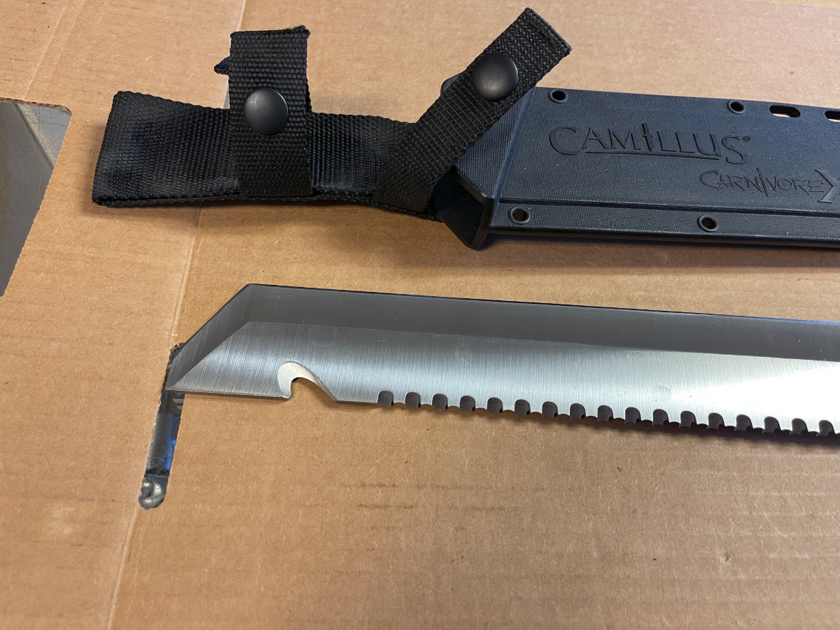 Camillus Carnivore-X Titanium Bonded 18 Inch Machete With Sheath New ...