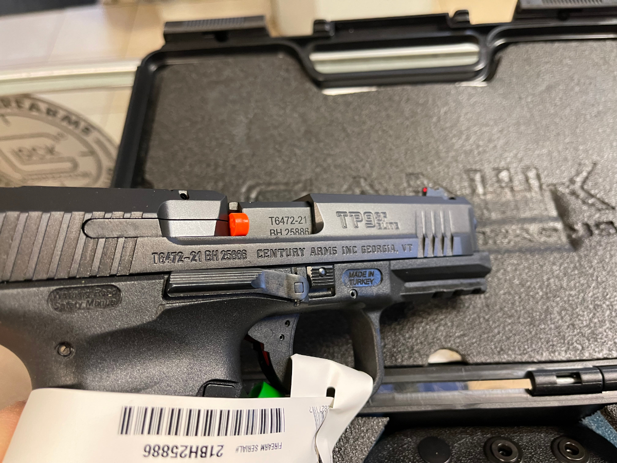 Canik Tp9sf Elite Two-15rd Mag Black Polymer 4 Inch Barrel With Holster ...