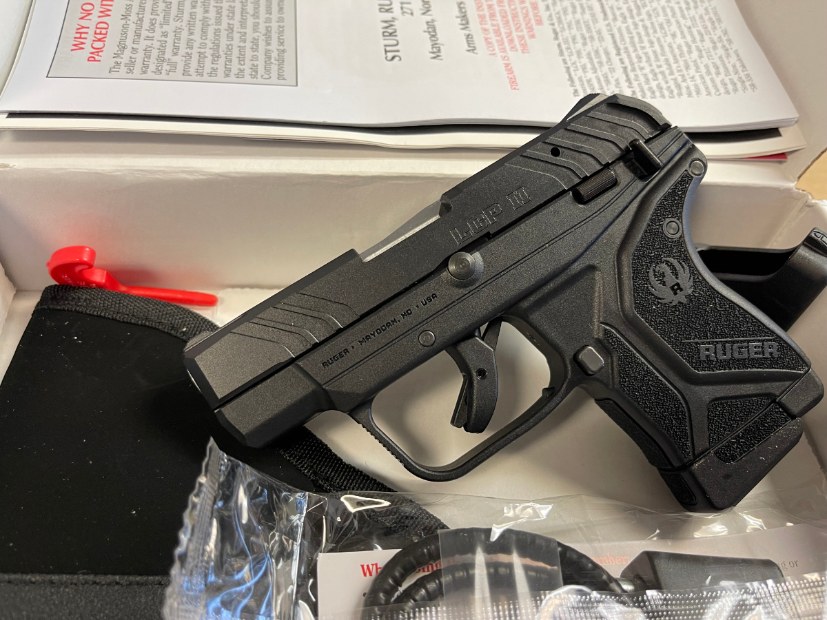 Ruger Lcp Ii With Lite Rack 22 Lr 2.75 Inch Barrel 10+1 Black Oxide ...