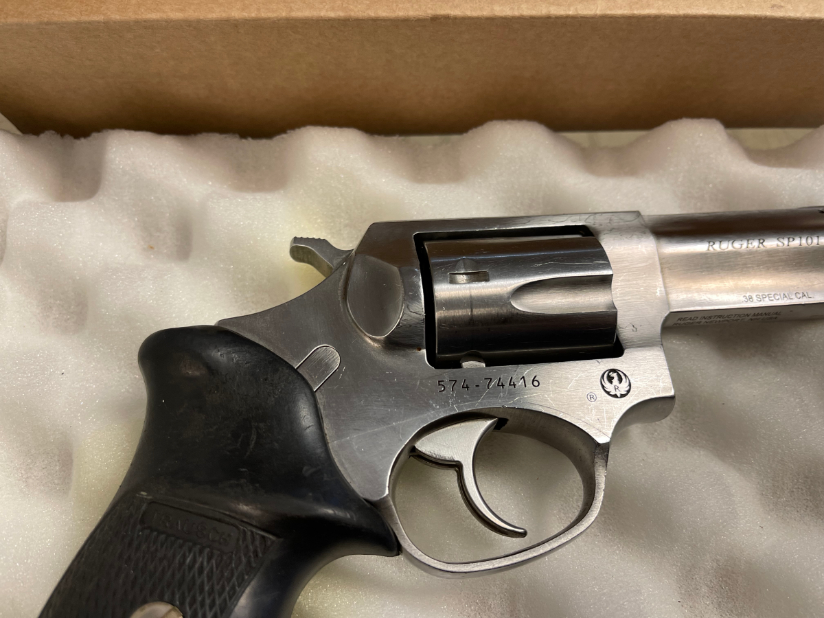 Ruger Model Sp101 5 Shot Revolver 3 Inch Barrel Stainless Finish Nice ...