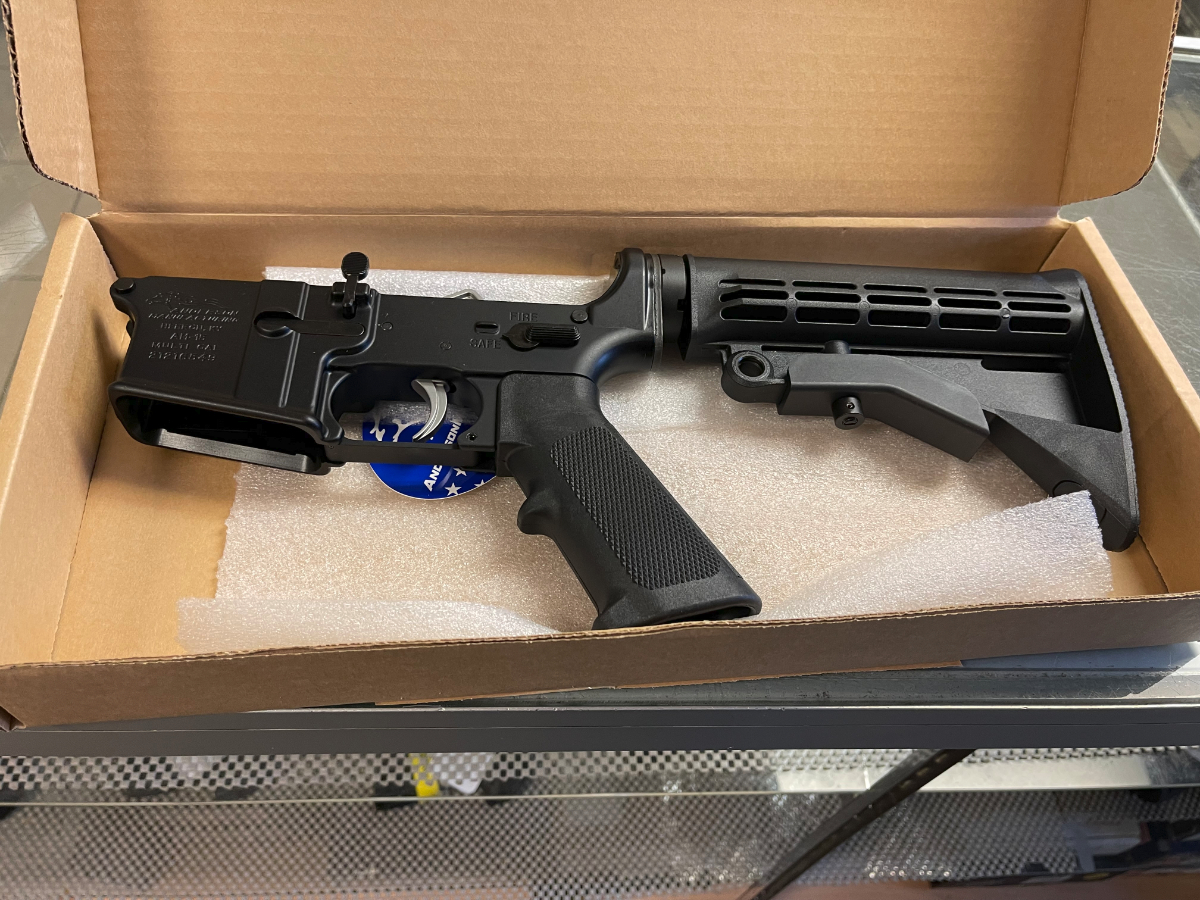 Anderson Am-15 Ar-15 Complete Lower Receiver Black. Factory New For ...