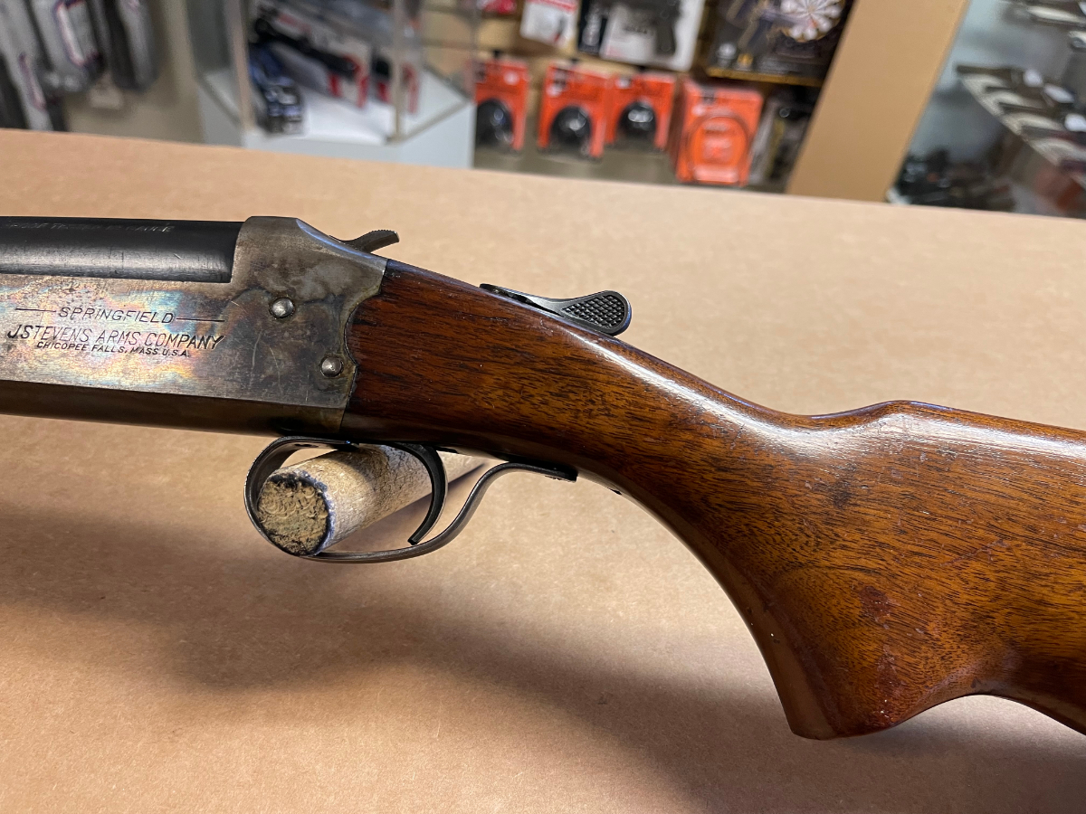 Springfield/Stevens Model 94a Single Shot Shotgun 30 Inch Barrel Wood ...