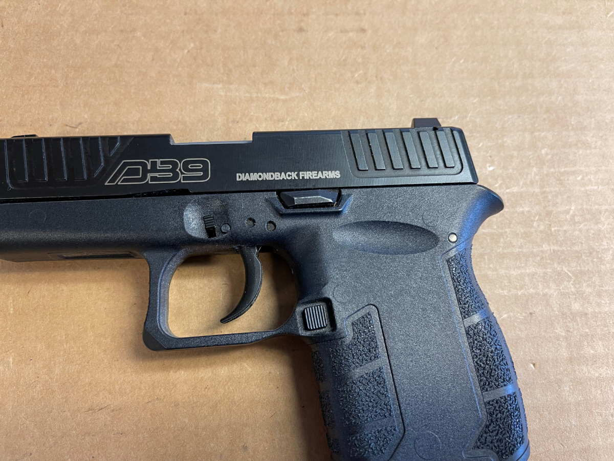 Diamondback Model Db9 Semi-Auto Pistol 3.1 Inch Barrel One 6 Round ...