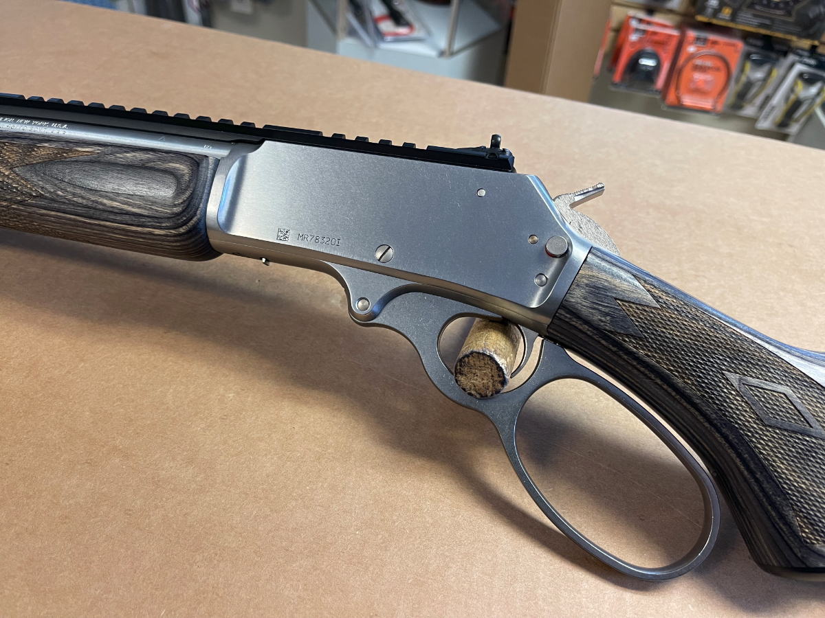 Marlin Model 1895 Sbl Lever Action Rifle Wood Laminate Stainless 18.5 ...