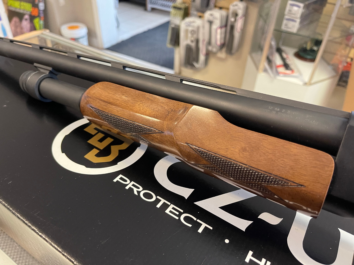 Cz Usa 612 Field 4+1 28 Inch Barrel Stain Black Chrome Turkish Walnut ...