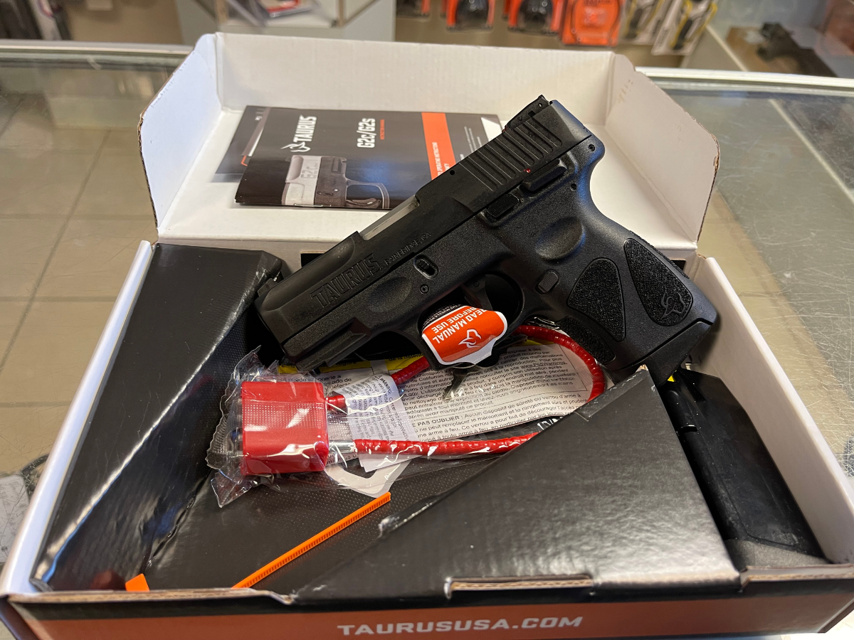 Taurus G2c 3.20 Inch Barrel 12+1 Black Frame W/Rail Matte Steel Slide ...