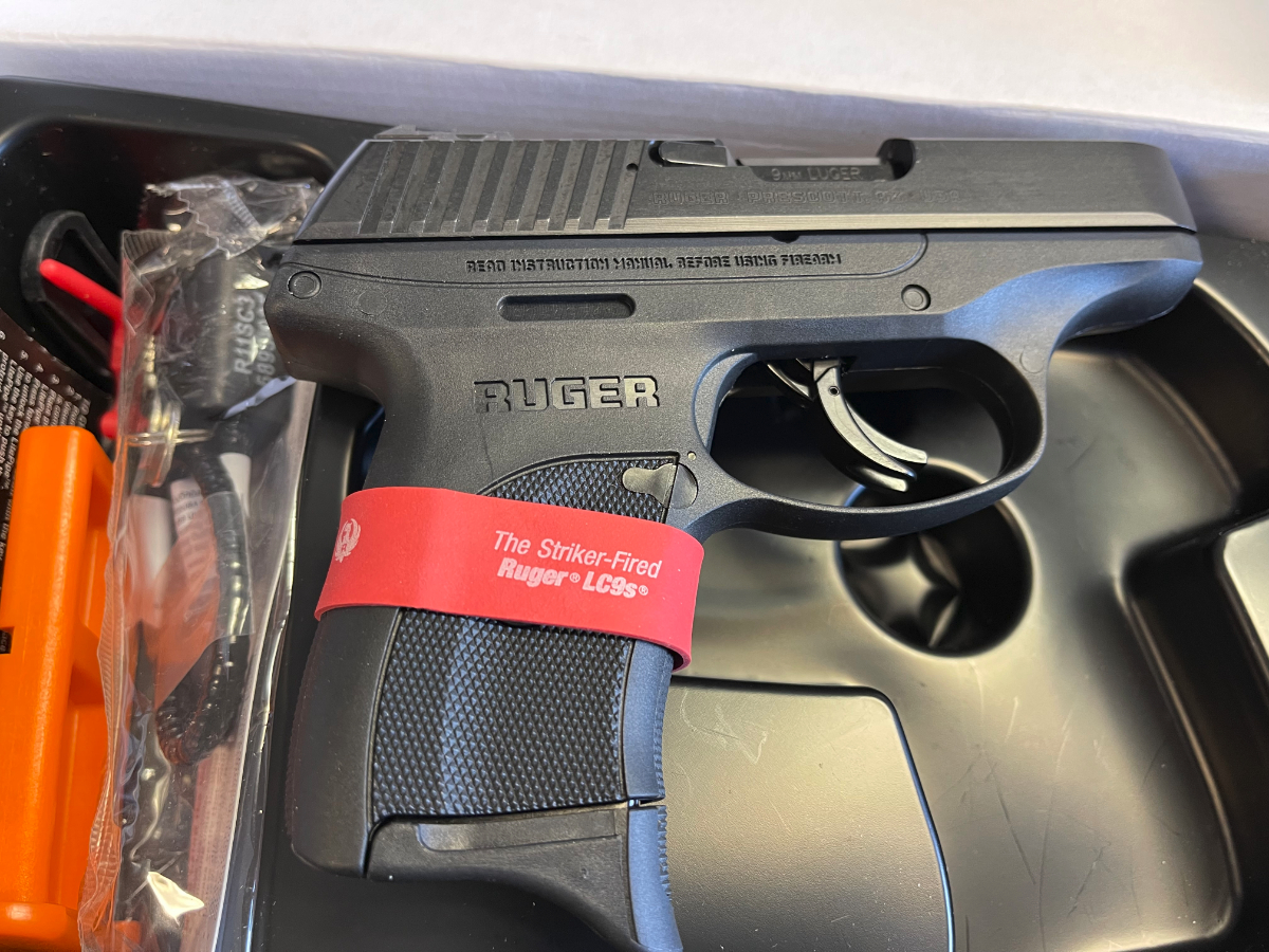 Ruger Lc9s Pro 3.12 Inch Barrel Black/Blued Pistol 7+1 Rounds Finger ...