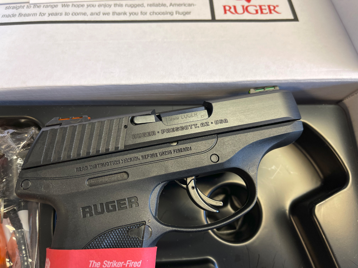 Ruger Lc9s Pro 3.12 Inch Barrel Black/Blued Pistol 7+1 Rounds Finger ...