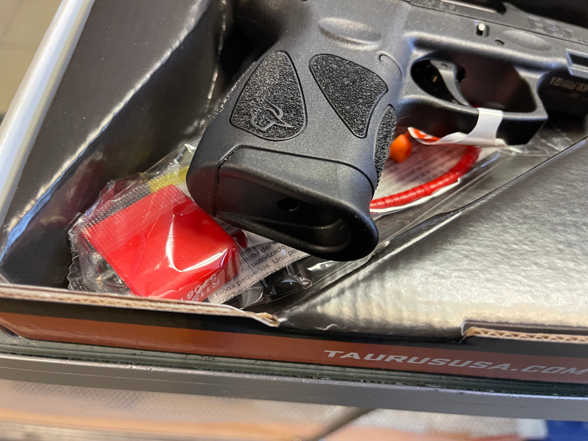 Taurus G2c 3.20 Inch Barrel 12+1 Black Frame W/Rail Matte Steel Slide ...