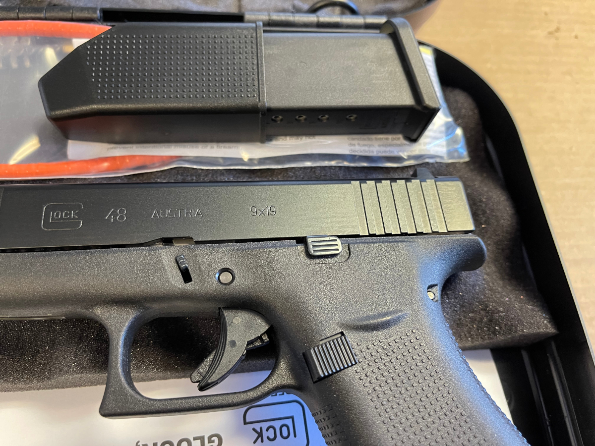 Glock G48 Compact 4.17 Inch Barrel 10+1 Black Ndlc Steel, Polymer Grip ...