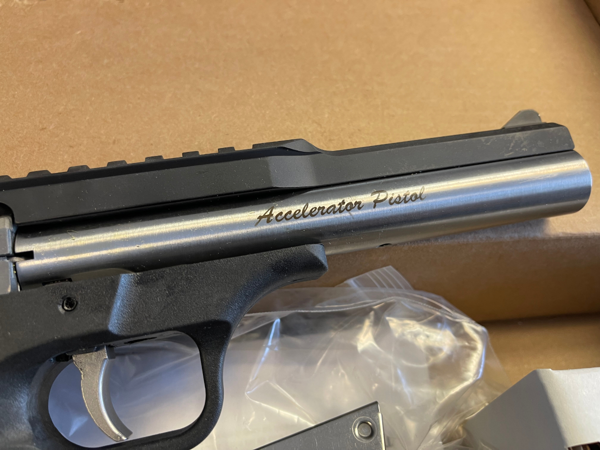 Excel Arms Accelerator Pistol Mp-22 6.50 Inch Barrel Two 9+1 Black ...