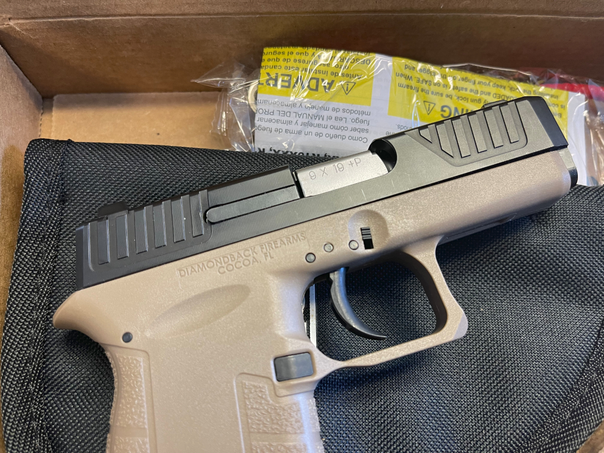 Diamondback Db9fde Micro-Compact 3.10 Inch Barrel 6+1 Flat Dark Earth ...