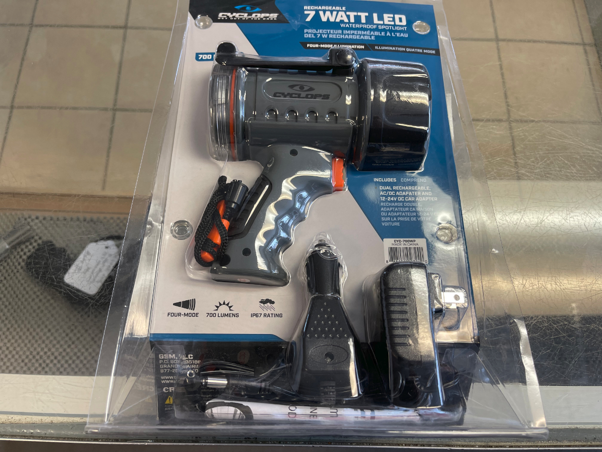 Cyclops 700 Spotlight Super Bright Cree Xm-L2 7 Watt Led Bulb Magnetic ...