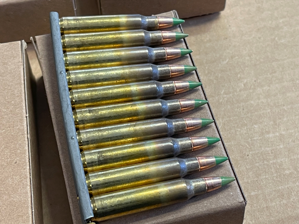 210 Rounds Clipped Winchester Ammo Usa Green Tip 5.56 Nato 62 Gr Fmj ...