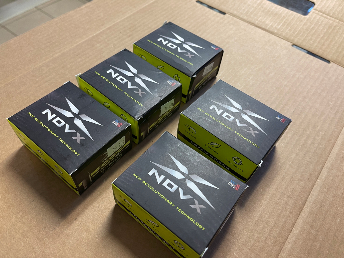 100 Rounds Novx Cross Trainer 9mm Luger +P 65 Gr Copper Polymer New In ...