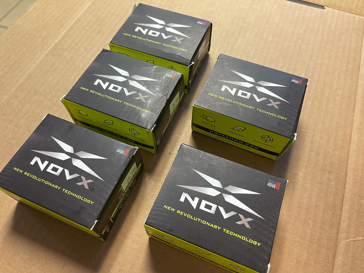 100 Rounds Novx Cross Trainer 9mm Luger +P 65 Gr Copper Polymer New In ...