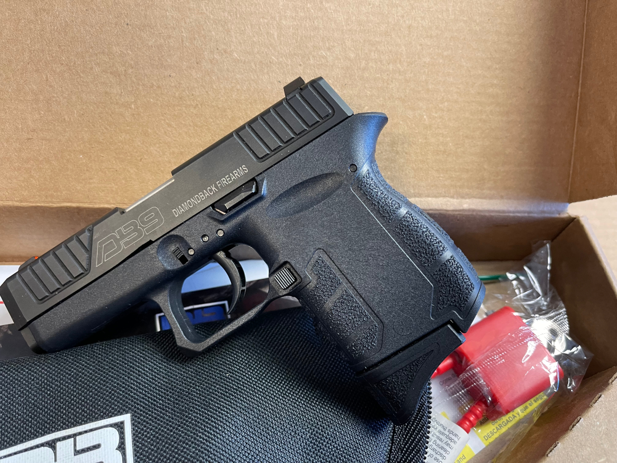 Diamondback Db9 G4 3.10 Inch Barrel 6+1 Black Stainless Steel Slide ...