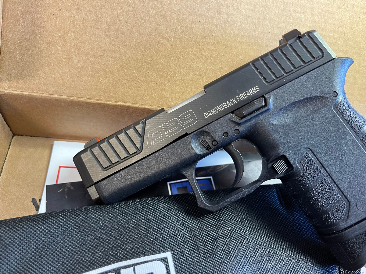 Diamondback Db9 G4 3.10 Inch Barrel 6+1 Black Stainless Steel Slide ...