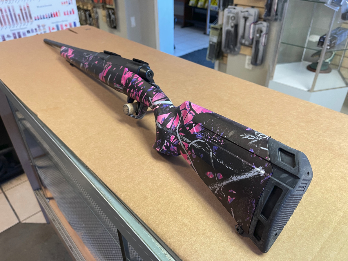 SAVAGE MODEL AXIS XP II MUDDY GIRL BOLT ACTION RIFLE 20 INCH BARREL ...