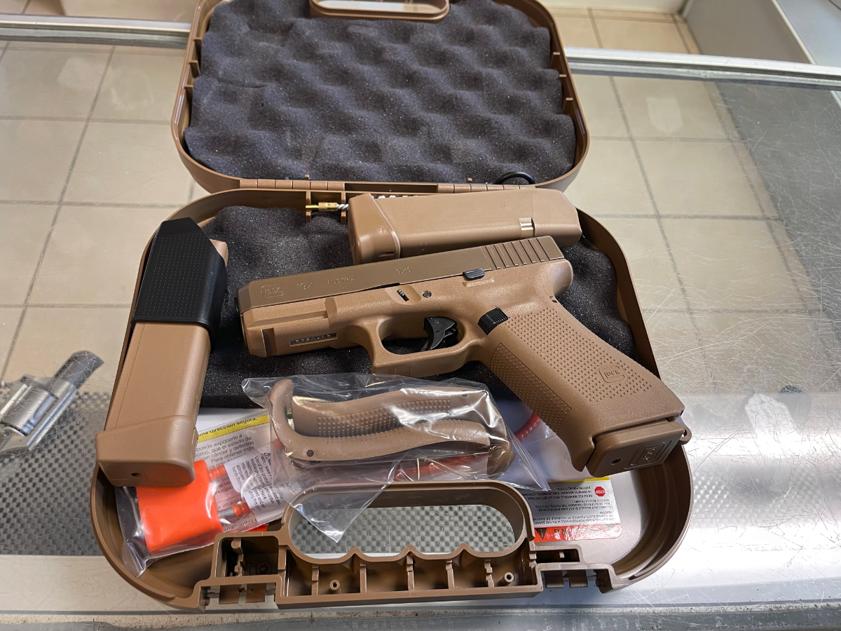G19X Compact Crossover 4.02 Inch 17+1 Bronze Nitron Frame Finish Glock ...