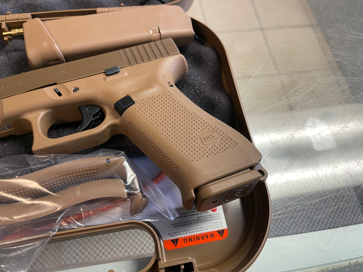 G19X Compact Crossover 4.02 Inch 17+1 Bronze Nitron Frame Finish Glock ...