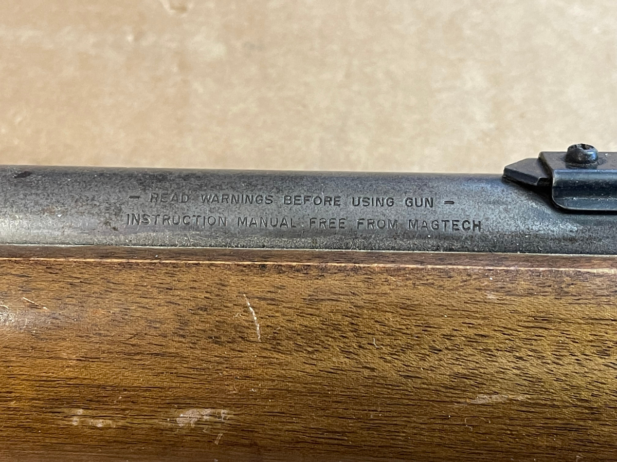 Magtech CBC MODEL 7022 SEMI-AUTO RIFLE WOOD STOCK, WITH SCOPE, TWO ...