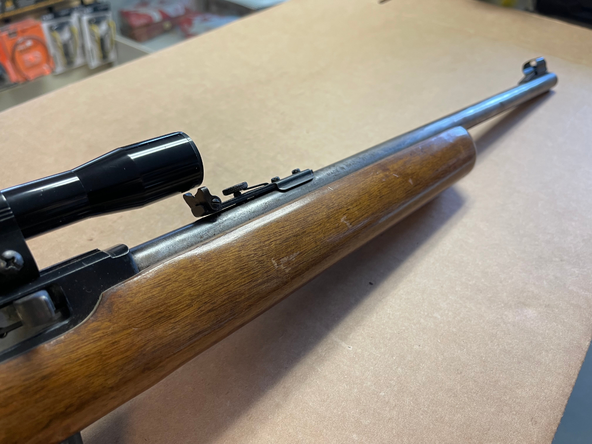 Magtech CBC MODEL 7022 SEMI-AUTO RIFLE WOOD STOCK, WITH SCOPE, TWO ...