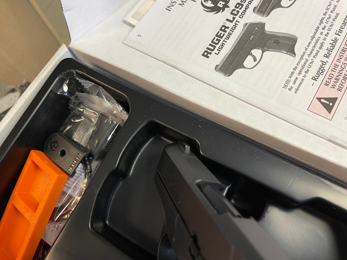 Ruger Ec9s 3.12 Inch Barrel 7+1 Black Oxide Black Oxide Steel Slide ...