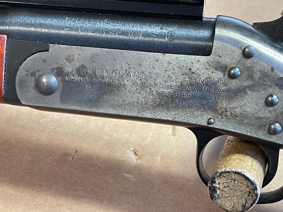 New England Arms Model Handi-Rifle Break Action Rifle Includes Rifle ...