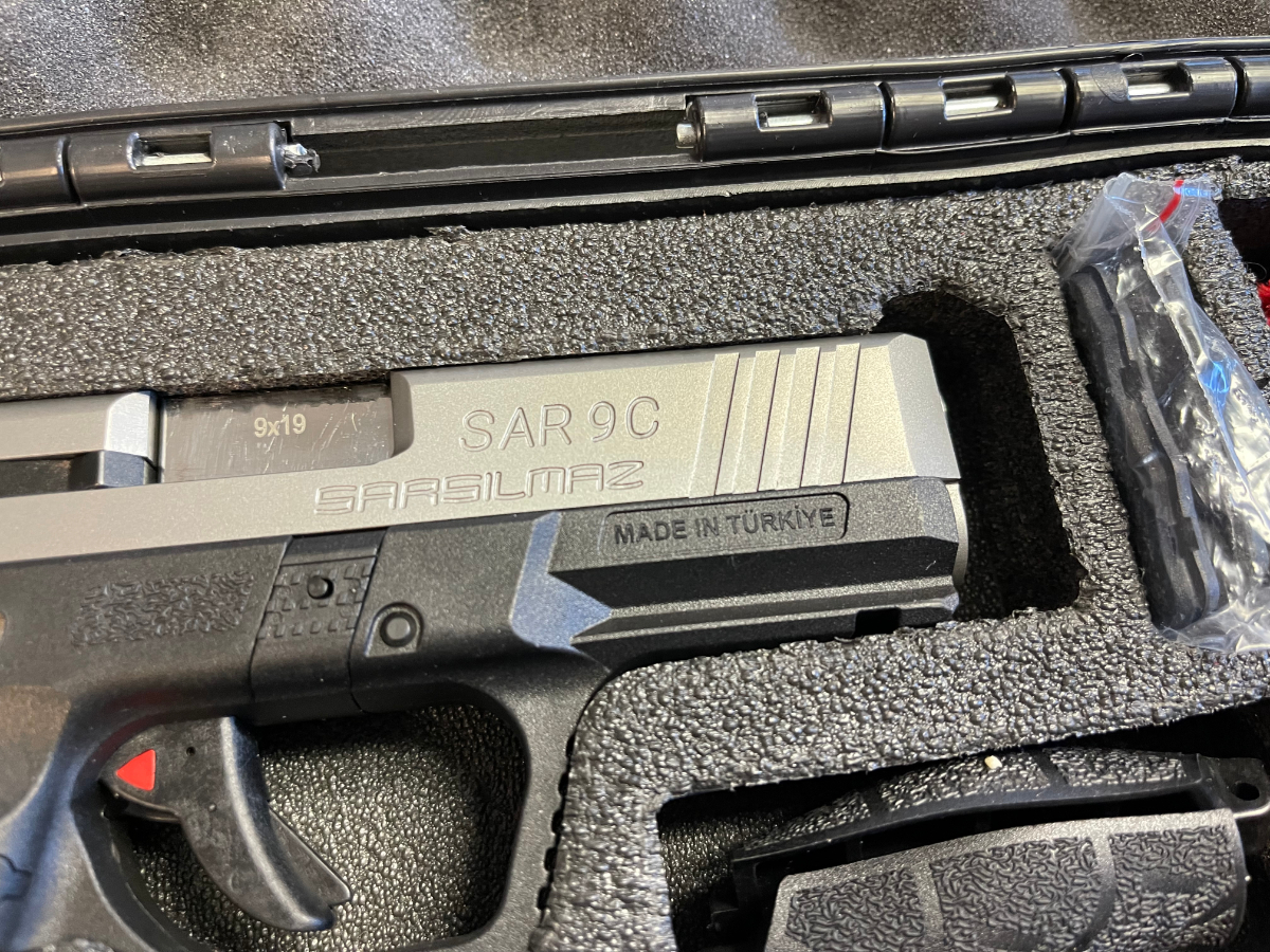 Sar Arms Sar9 Compact With 4 Inch Barrel 17+1 Capacity Serrated ...